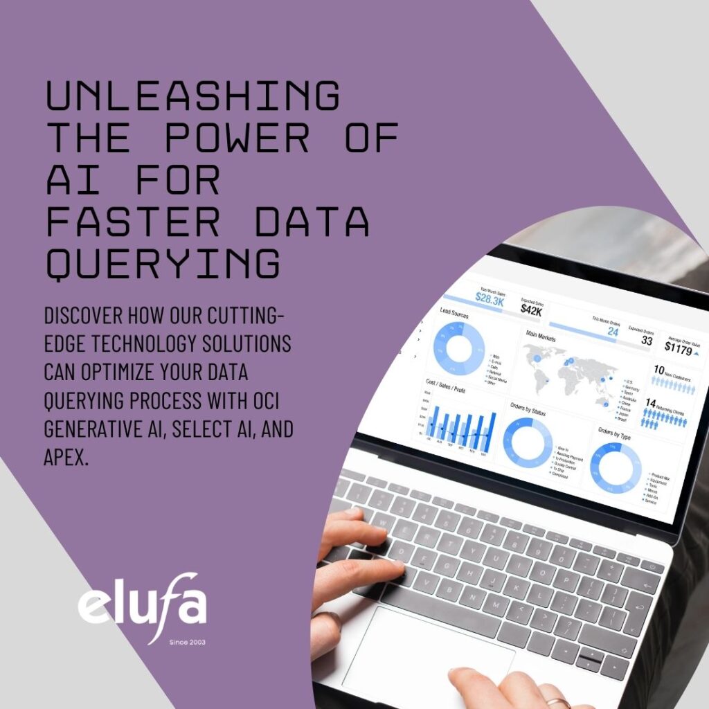 Enhancing Data Querying with OCI Generative AI, Select AI, and APEX ... Enhancing Data Querying with OCI Generative AI, Select AI, and APEX ...