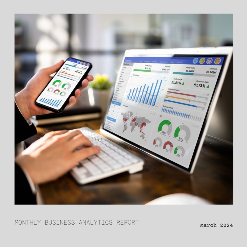 Monthly Business Analytics Report - March 2024 - Elufa Systems
